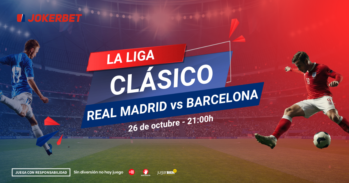 Mejores cuotas para El Clásico: Real Madrid vs FC Barcelona