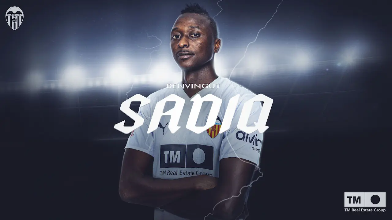 Oficial: Sadiq se convierte en nuevo futbolista del Valencia CF